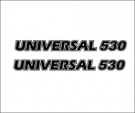 Set 2 buc Stickere capota Universal 530