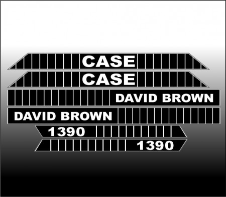 Set Stickere Autocolante Case David Brown 1390