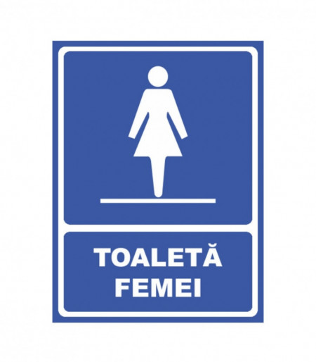 Indicator autocolant Toaleta femei Indicator autocolant Toaleta femei
