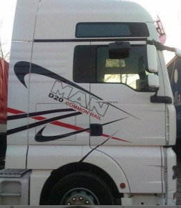 Set Stickere Cabina MAN D20 Common Rail