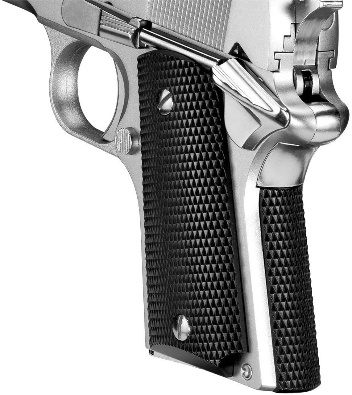 Pistol airsoft Detonics 45 Combat Silver Gaz - Airsoftreplica.ro