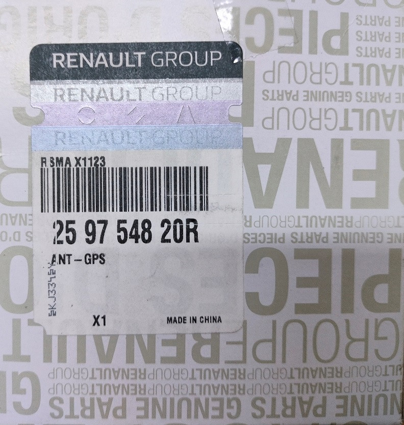 Antena GPS Tip Fakra Originala Dacia Renault Oem Cod Oe 259754820R si ...