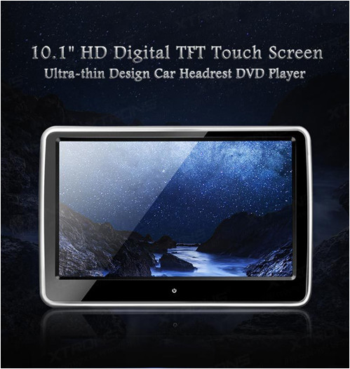 MONITOR AUTO TETIERA ECRAN CAPACITIV 10.1'' TOUCHSCREEN SD USB MIRROR ...