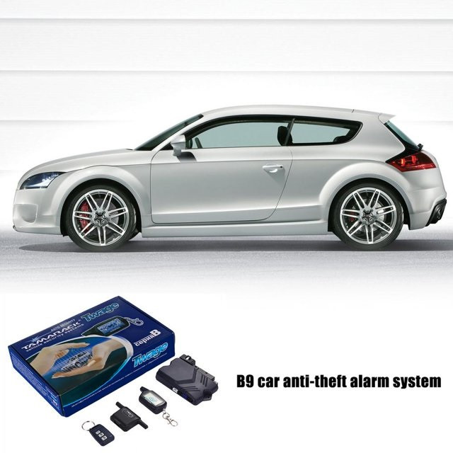 LARMA AUTO CU PAGER TAMARACK B9 SISTEM DE SECURITATE CU PORNIRE MOTOR ...