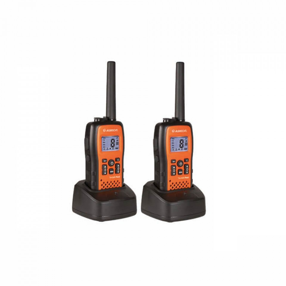 Statie radio PMR portabila Albrecht Tectalk Float IP67 set cu 2bc Cod 29661