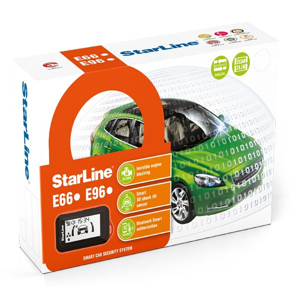Alarma auto StarLine E66BT MINI, Bluetooth, functioneaza cu telecomanda ...