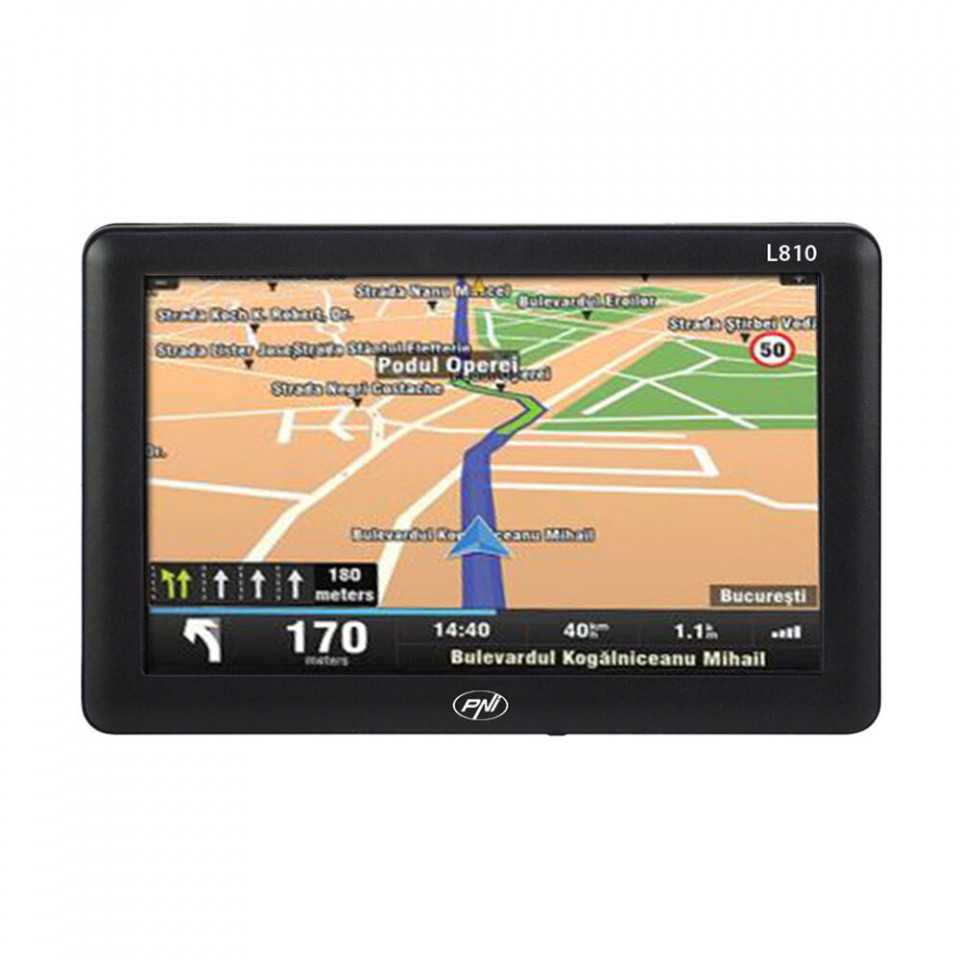 Sistem de navigatie GPS PNI L810 ecran 7 inch, harta Europei Mireo Don ...