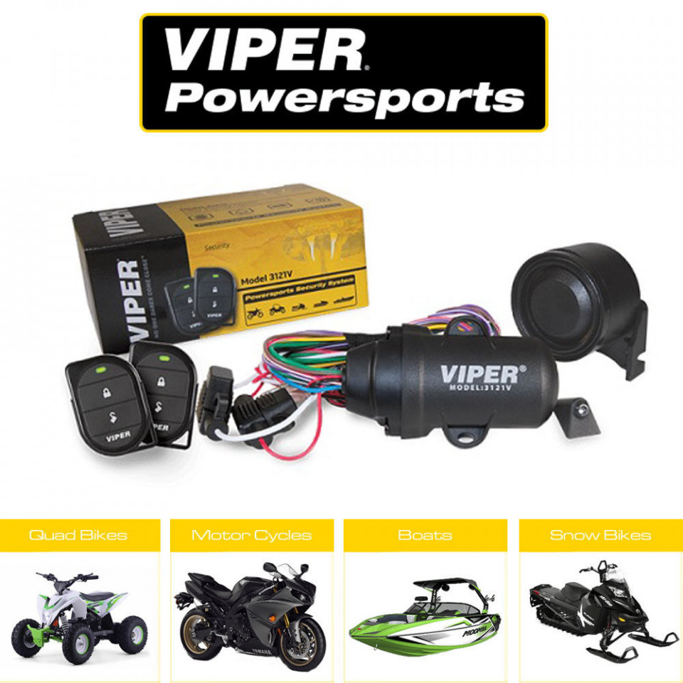 ALARMA MOTO Viper 3121V Sistem de Securitate Waterproof Moto, Scutere ...
