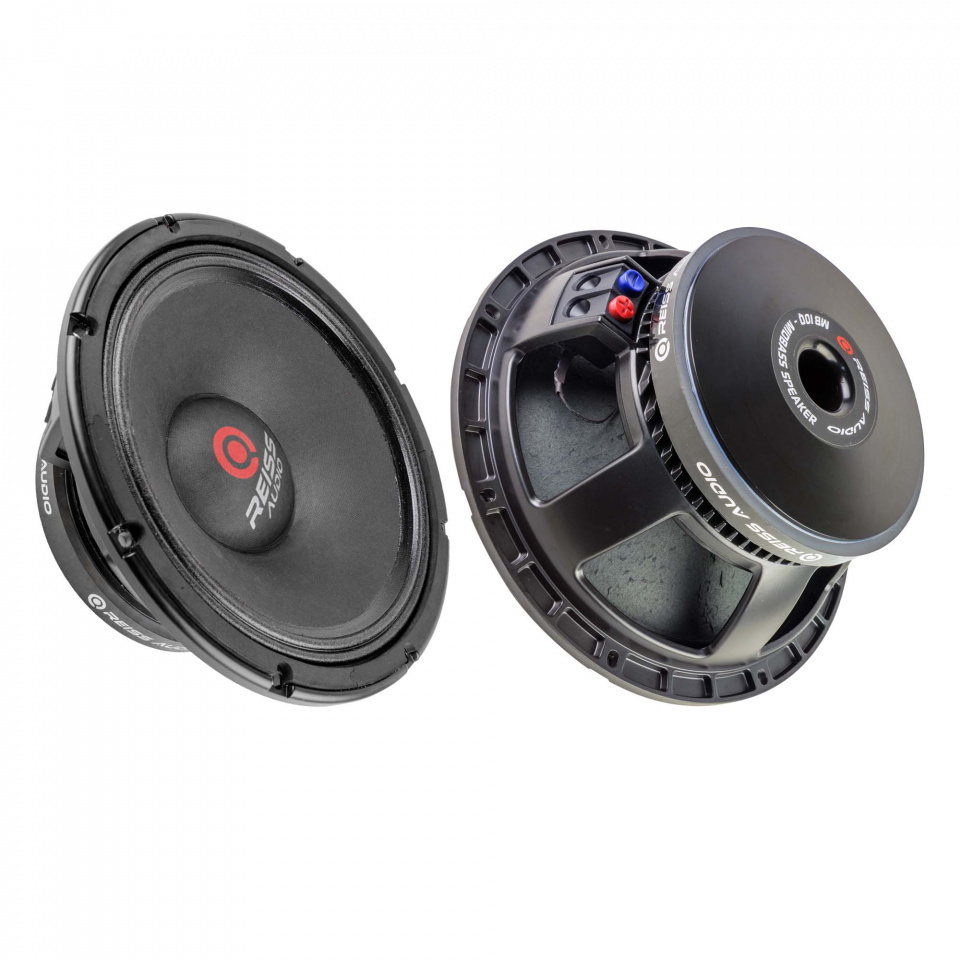 Difuzor auto Reiss Audio RS-MB10Q, 250mm, midbass, 4 Ohm, 1000W