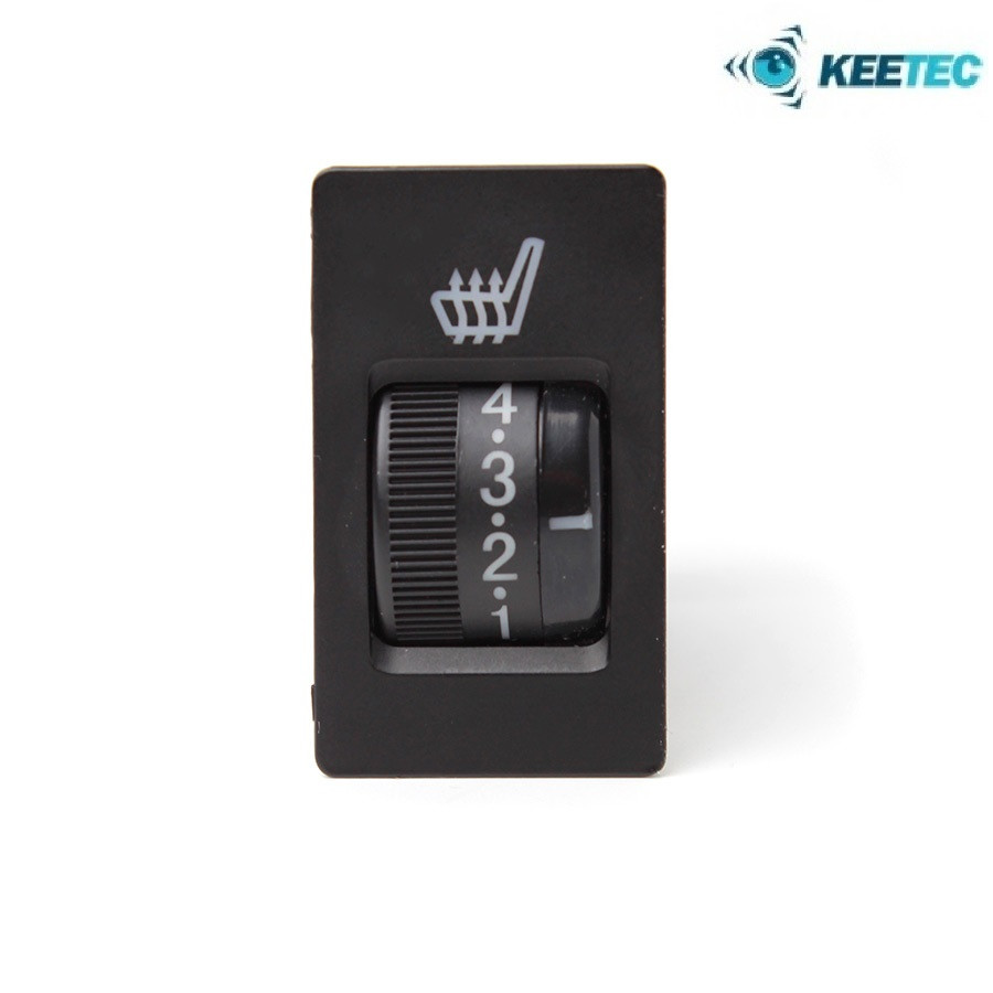 Kit Incalzire In Scaune Auto KEETEC CSH3 Carbon Buton Dreptunghiular ...