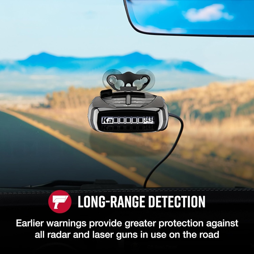 Detector radar portabil Cobra RAD 480i pentru radarele si pistoalele ...