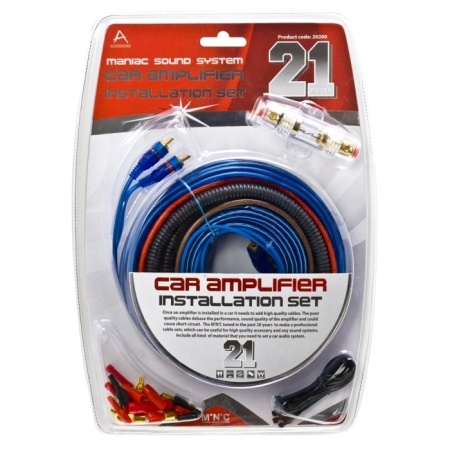 Kit De Cabluri Subwoofer Pentru Instalare Amplificator Auto MANIAC ...