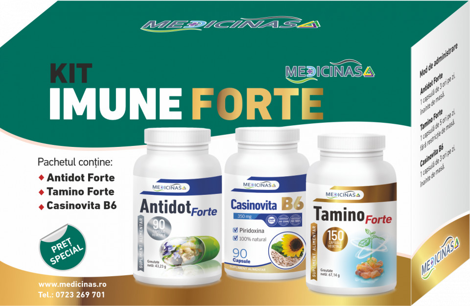 KIT IMUNE FORTE - pentru imunitate puternica