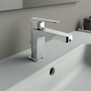 Baterie pentru lavoar H80 cu ventil metalic Cerafine D Ideal Standard