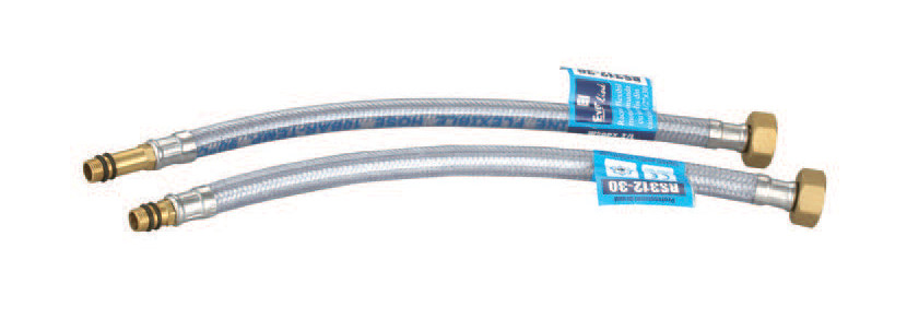 Racord flexibil monocomanda cu invelis din cauciuc 1/2" 80cm