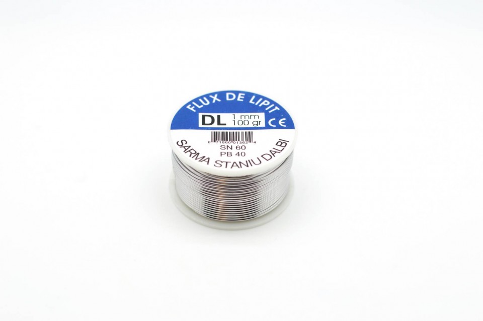 FLUDOR DE LIPIT CU PASTA ,100G - 1MM , SN60/PB40