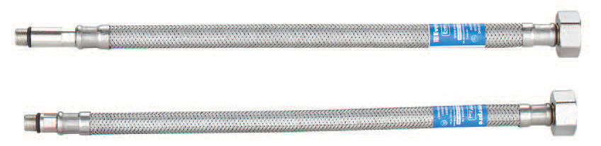 Racord flexibil monocomanda EPDM ranforsat cu inox 1/2*30cm