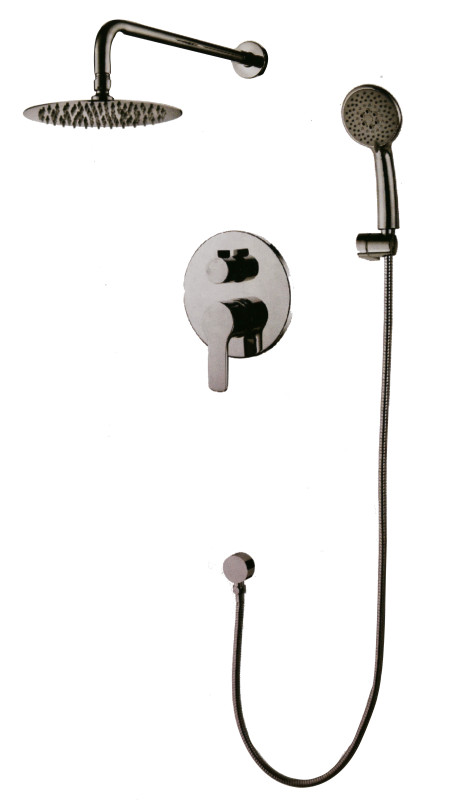 Set dus incastrat cu baterie design rotund