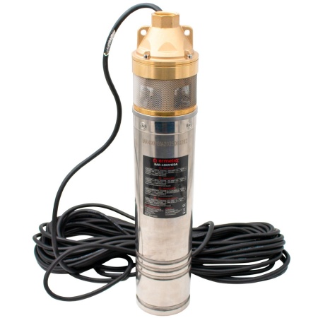 Pompa submersibila inox pentru put de adancime 0.75KW 60m cu panou de ...