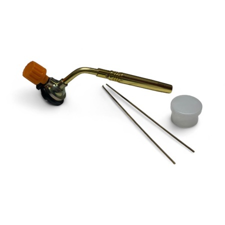 Set 2 arzatoare pe gaz pentru lipire cu electrozi si pasta pentru lipit ...