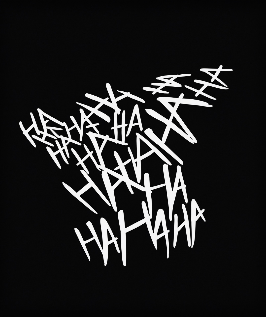 Sticker HaHaHa - Alb
