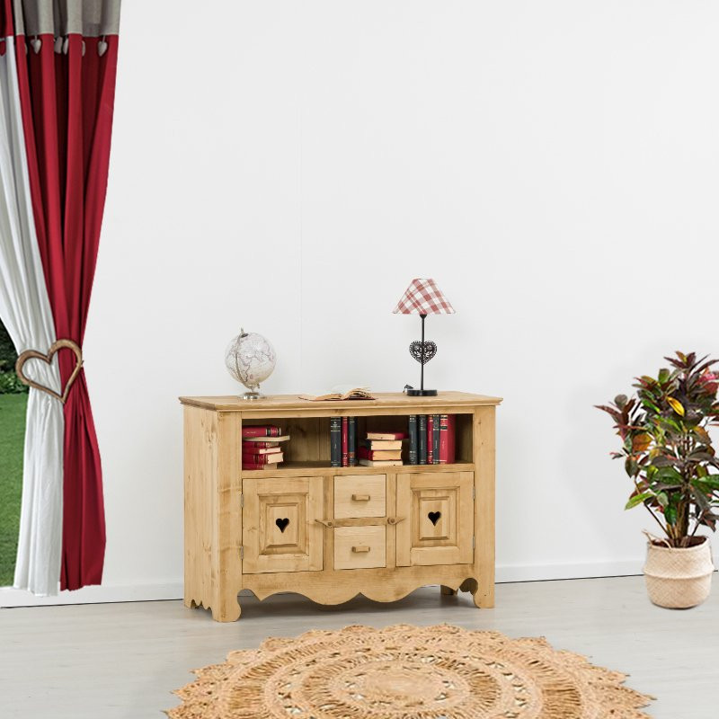 Mobila living / mobila sufragerie lemn masiv rustic