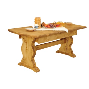 Masa rustica Manole Lemn Masiv, de 4 x extensibila 180/360 x 90 cm