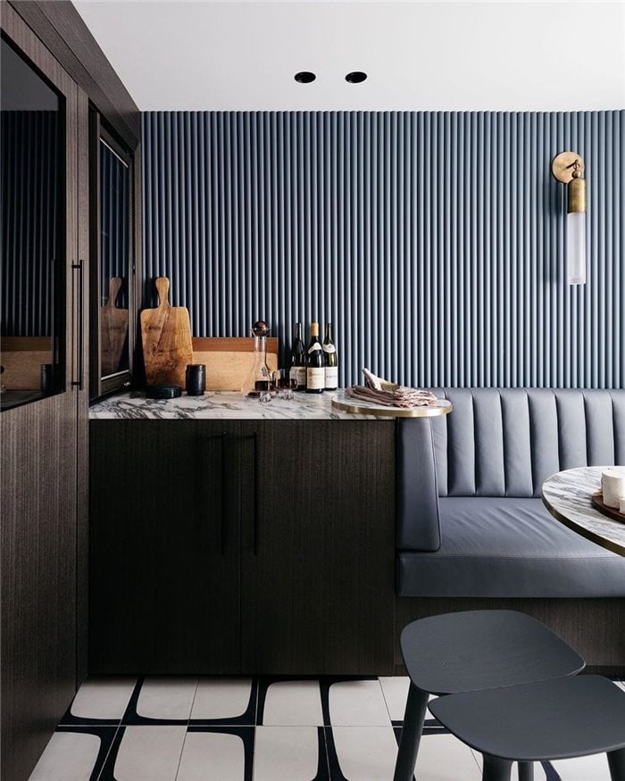 Panou riflaj decorativ 3D din polimer rigid, model Cloud - 12x1.2x250 cm