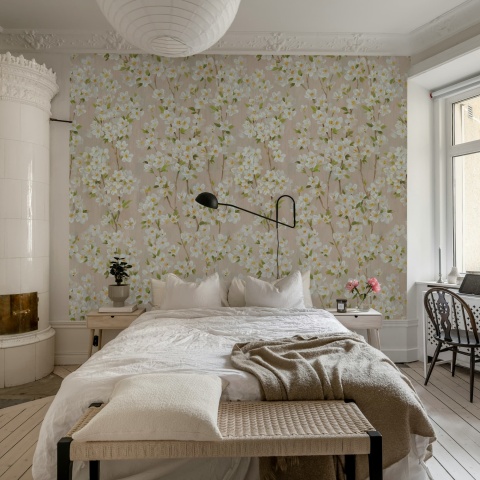 Fototapet, Cherry Blossom Tree, Pink, Rebel Walls