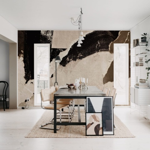 Fototapet, Rip Off, Brown, Rebel Walls