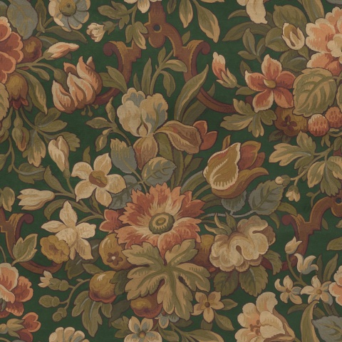 Fototapet, Vintage Flora, Green, Rebel Walls