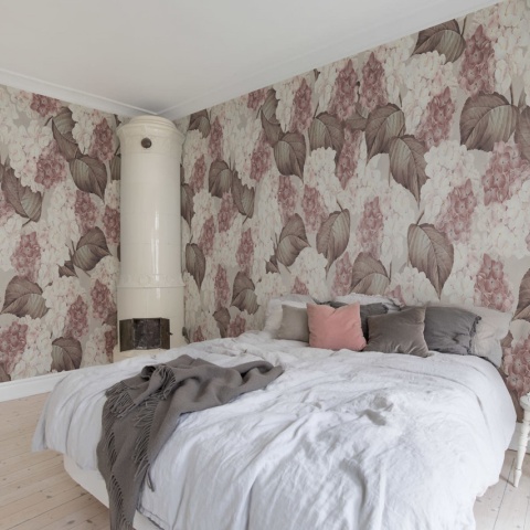 Fototapet, Hydrangea, Sand, Rebel Walls