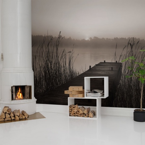 Fototapet, Misty Lake, Rebel Walls
