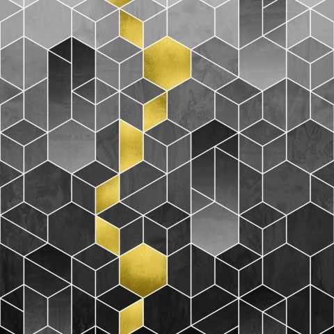 Fototapet, Gradient Geometry, Graphite, Rebel Walls