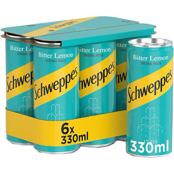 SCHWEPPES Bitter Lemon 6x330ml