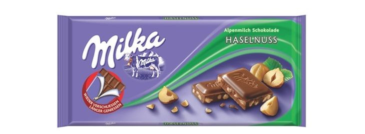 Ciocolata cu Lapte & Alune MILKA 100g