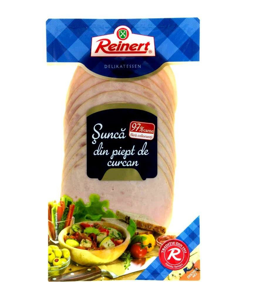 Sunca din Piept de Curcan REINERT 100g