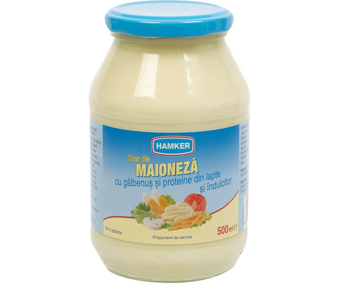 Sos de Maioneza cu Ou 50% HAMKER 500ml