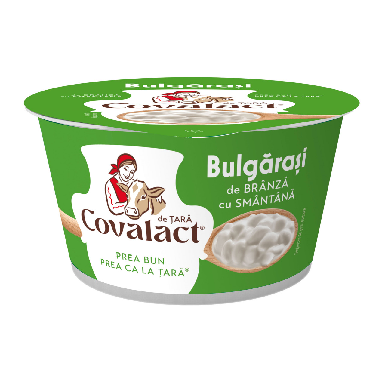 Bulgarasi de Branza cu Smantana Dulce 5.5% COVALACT 180g