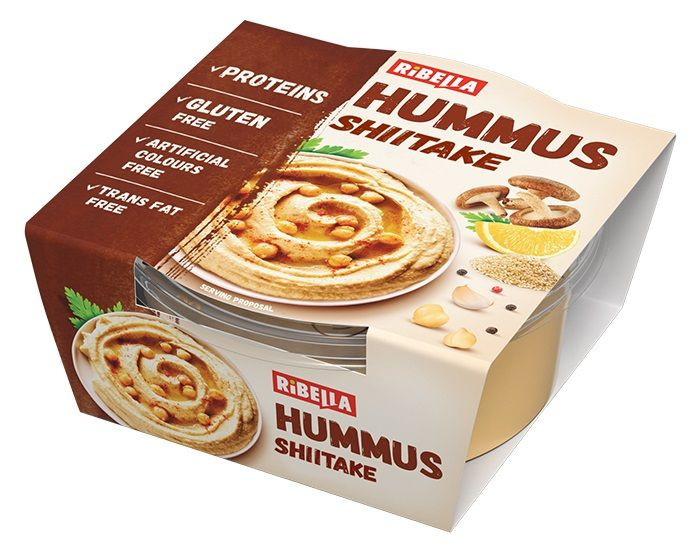 Humus cu Ciuperci Shiitake RIBELLA 200g