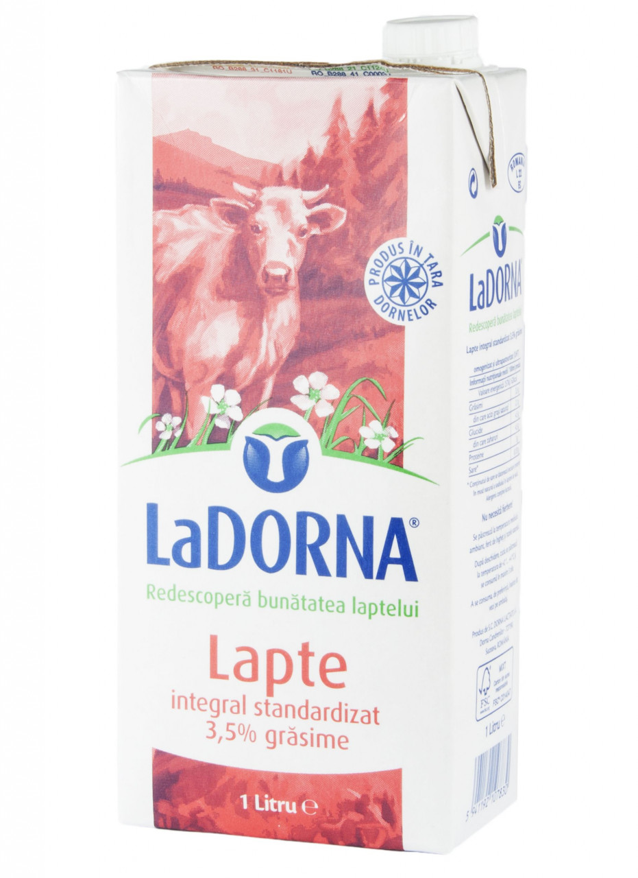 * Lapte UHT 3.5% La DORNA 1L