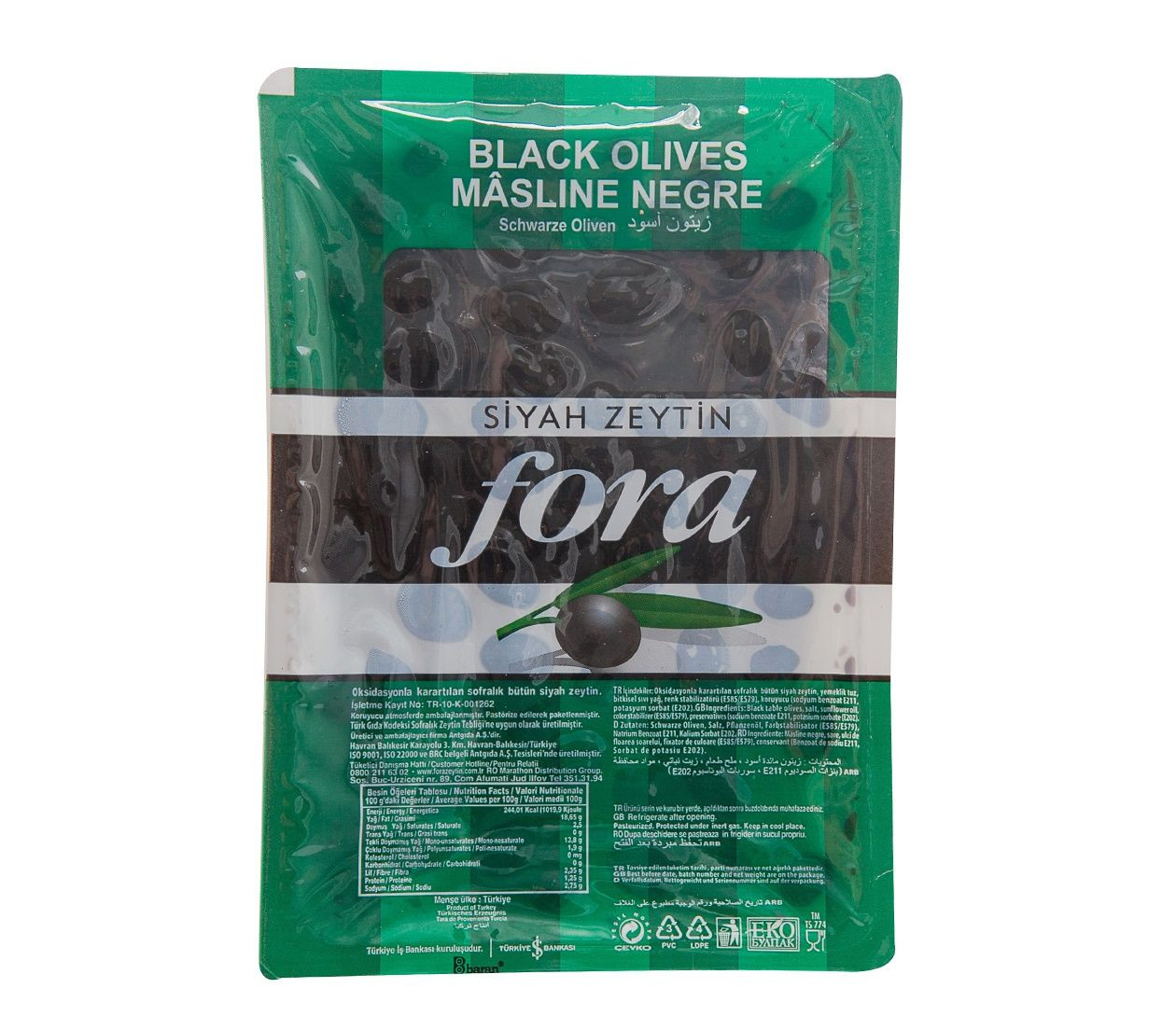 Masline Negre MERVE 1Kg