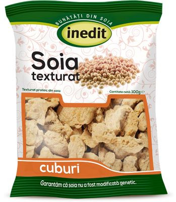 Soia Texturat Cuburi INEDIT 100g