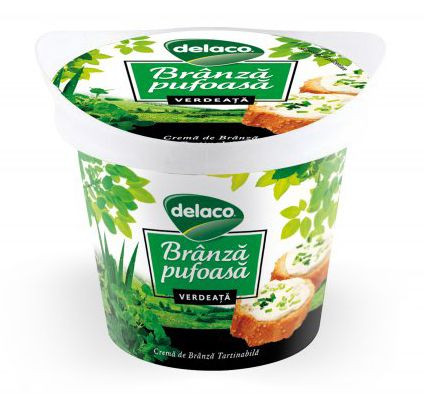 Crema de Branza Pufoasa cu Verdeata DELACO 140g
