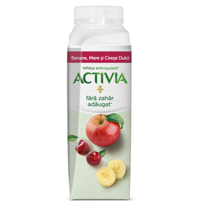 Iaurt de Baut cu Fructe DANONE Activia Fara Zahar Adaugat 250g