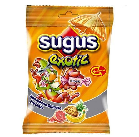SUGUS Bomboane Gumate (Caramele) Fructate Exotic 400g