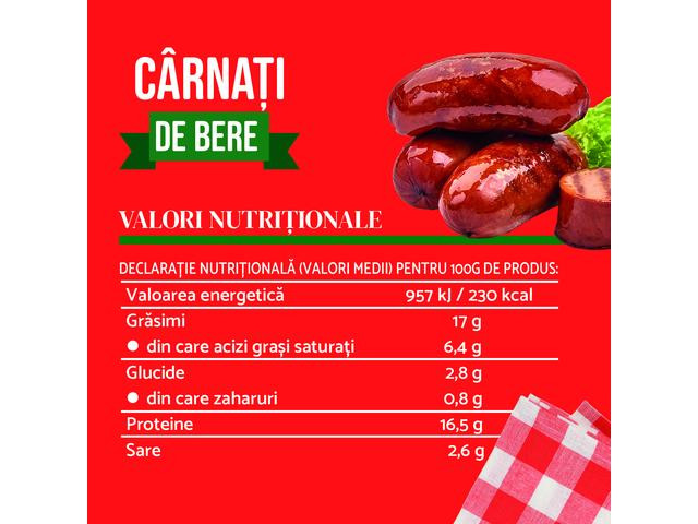 Carnati de Bere CAROLI 400g