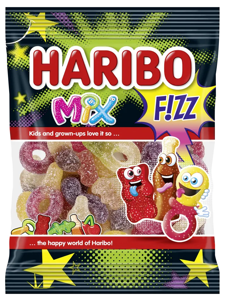 HARIBO Mix Fizz Jeleuri Aromate 100g