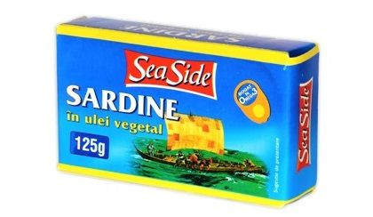 Sardine in Ulei Vegetal ARO / SEA SIDE 125g