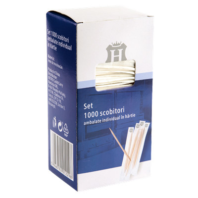 Scobitori Ambalate Individual HL 1000buc